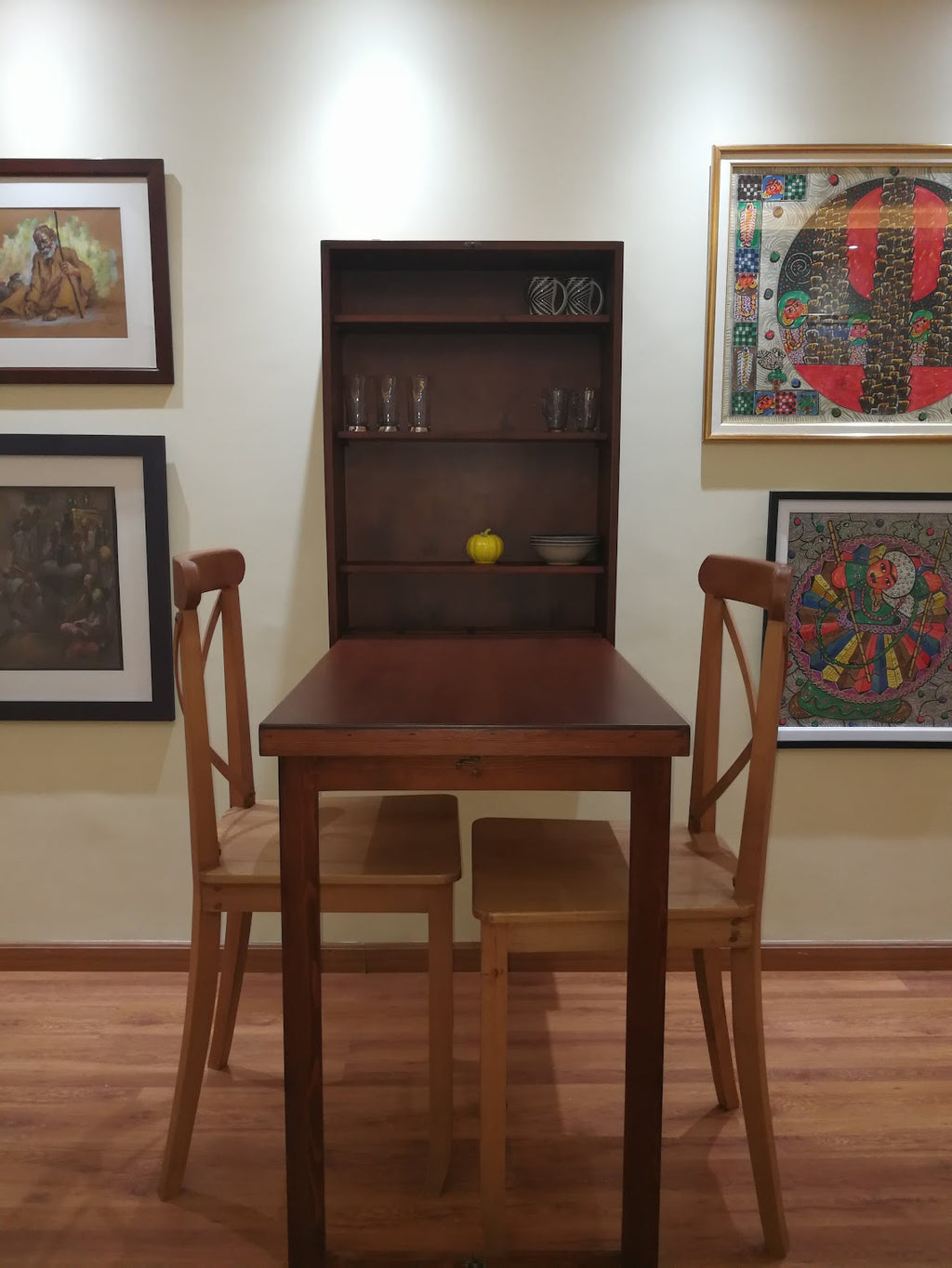 Modern Convertible Wall Dinning Unit – WoodWorkersEG